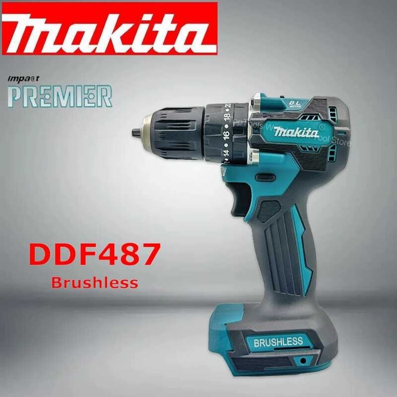 Makita Ddf487 Cordless Driver Drill 18V LXT Brushless Motor Compact Big ...