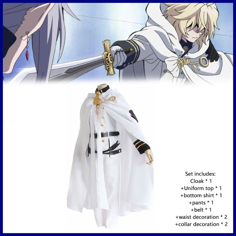 Perfectly Detailed Owari No Seraph Mikaela Hyakuya Cosplay CostumeSEUl | Shopee Philippines