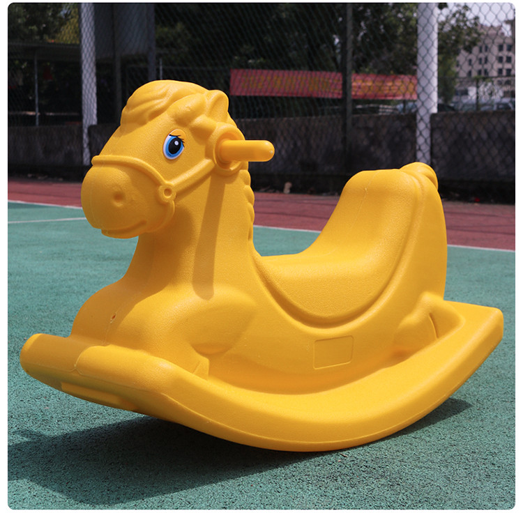 Cute Plastic Animals Rocking Horse Multi-Color Optional Kindergarten ...