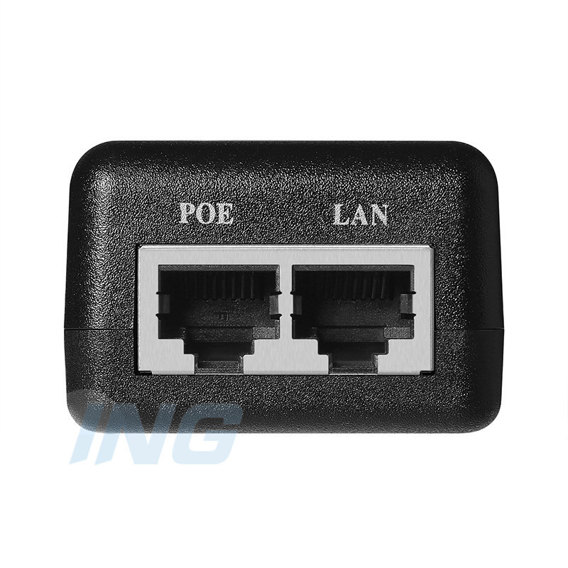 48V Gigabit PoE Injector, PoE 48V/0.5A Output with EU/US Cable, IEEE ...