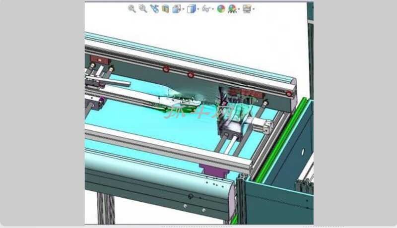 AGV stacker AGV forklift 3D drawing printing SW model CAD design ...