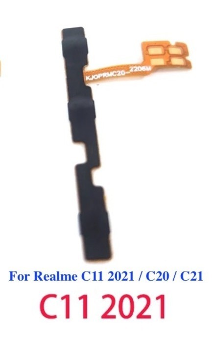 New Power volume button flex For Realme C11 2021 ON OFF switch Side Key button flex Best Quality ...