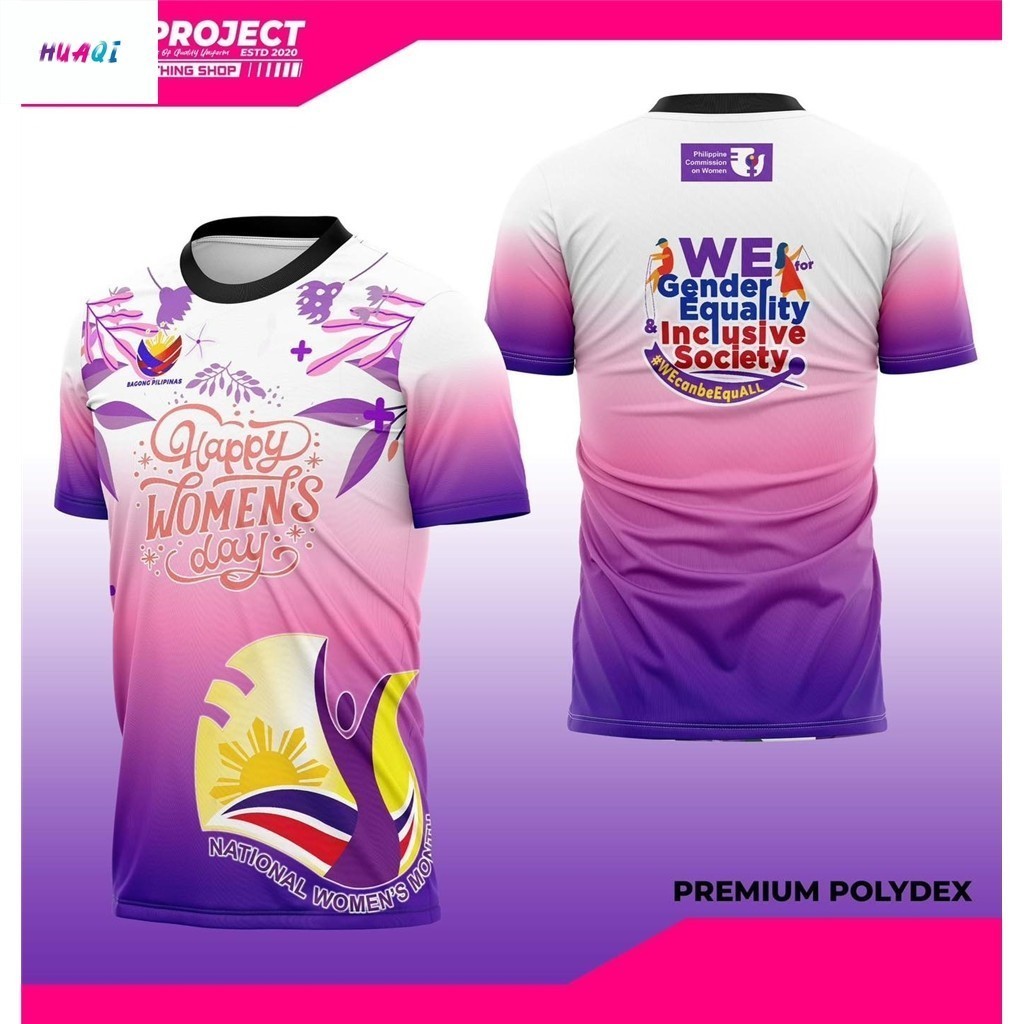 National Women's Month Full Sublimation Shirt We Can Be EquALL Purple ...