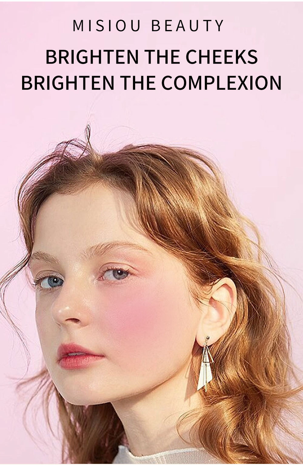 Misiou Beauty Matte Brightening powder blusher cream powder blusher ...