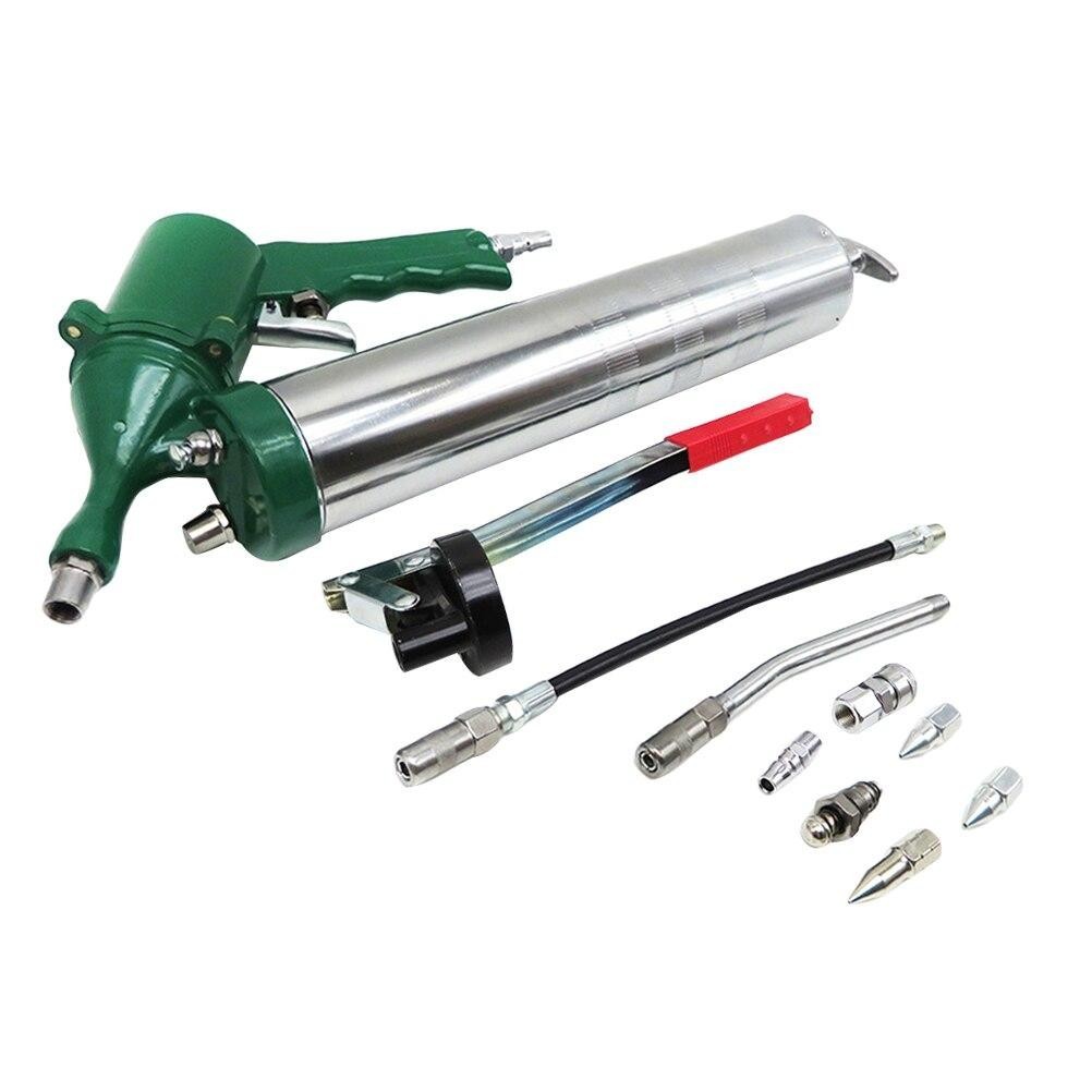 400CC Car Pneumatic Manual Grease Gun Oiler Air-Operated Steel Durable ...