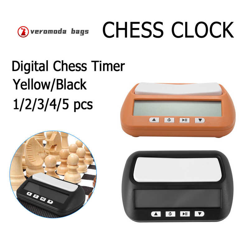 172 Chess Clock, Digital Chess Timer At Game Timer, 3-In-1 Multipurpose Portable Professional ...