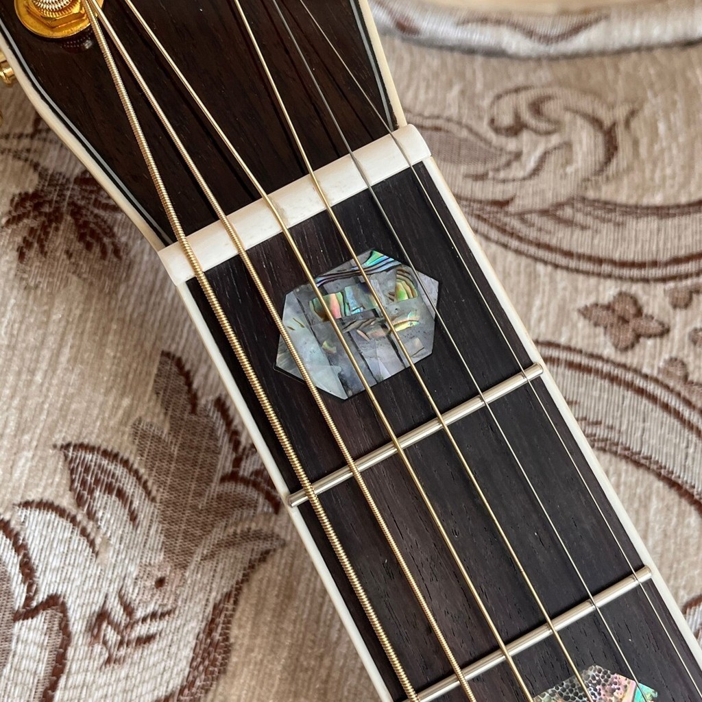 Martin D45 Natural Solid Spruce Acoustic Guitar Abalone Inlay ...