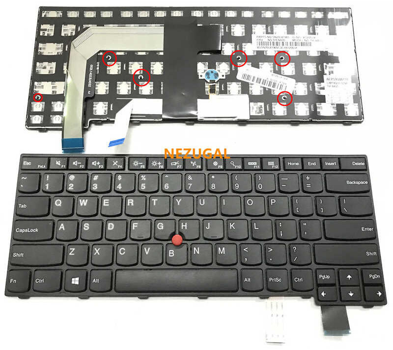 々 English Para Sa Thinkpad 13 T460s T470s S2 2Nd US Keyboard | Shopee ...