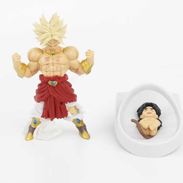 Complete Set Of 8 Brolli Figurines Dragon Ball Figurines Combat Postures Anime Figurines Per