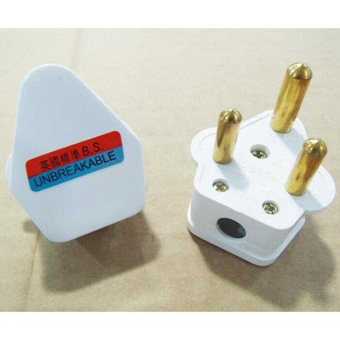 South African 15A detachable plug, Indian insulated foot assembled self ...