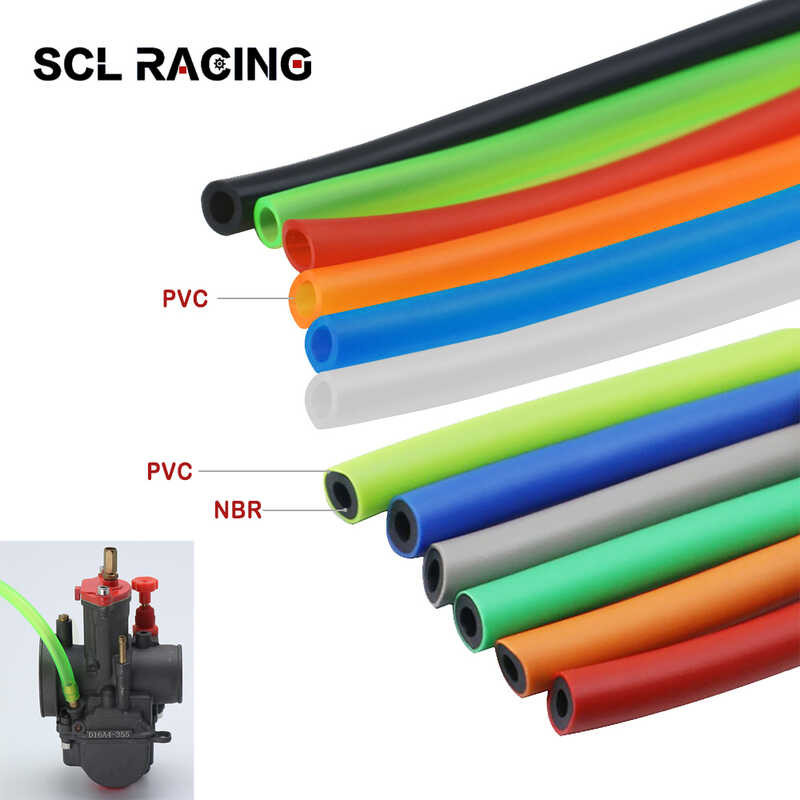 SCL Racing 5pcs Colorful Motorcycle Carburetor Gas Oil Hose Fuel Line ...