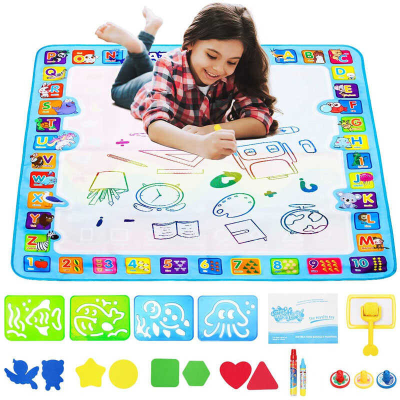 Coolplay Water Drawing Coloring Doodle Mat With Magic Pens Montessori ...