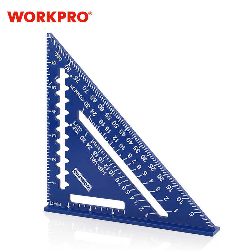 Ruler ng Triangulo ng trabaho - Angle Protractor Speed Square Measuring ...