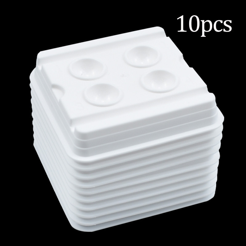 10pcs Disposable Plastic Mixing Plates Processing Mixing Plate ...