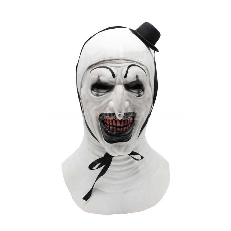 Horror Terrifier Art The Clown Mask Cosplay Creepy Bloody Demon Evil ...