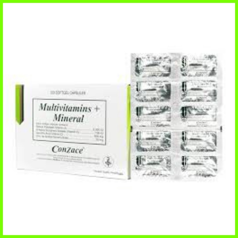 Conzace Multivitamins + Mineral 10 Softgel Capsules | Shopee Philippines