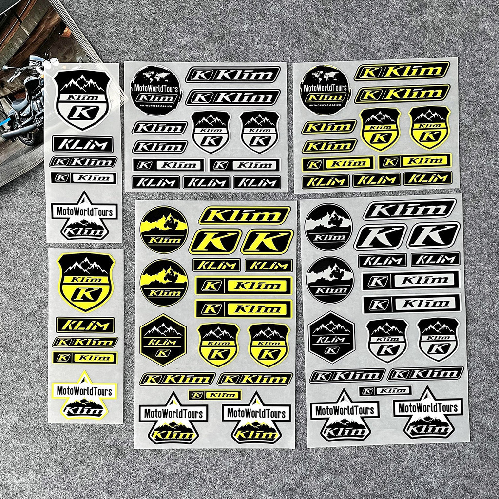 BMW R1200GS Trunk Sticke KLIM Tailbox Helmet Decoration 40th ...