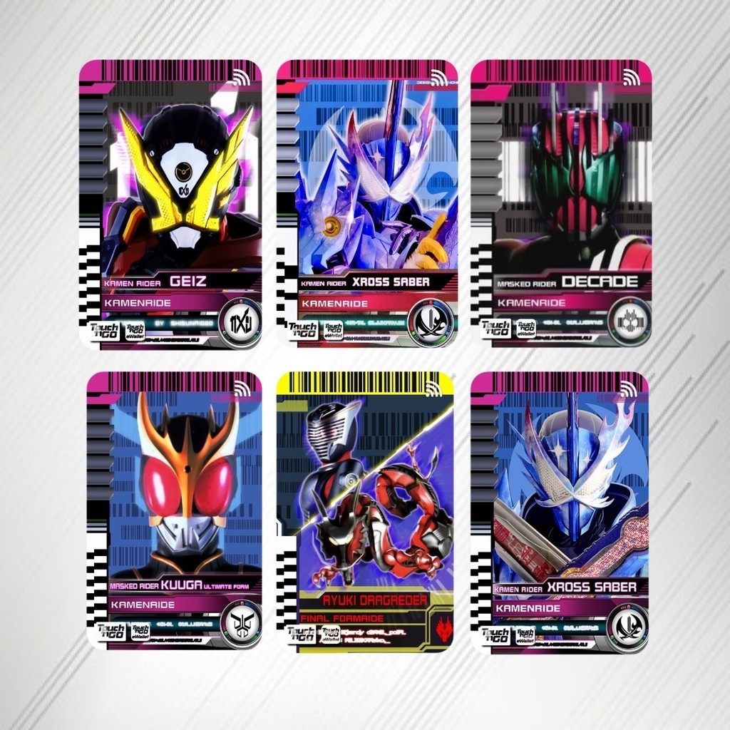 ( DECADE Series ) Touch n Go Card Sticker Cover TNG / MASTER / VISA ...
