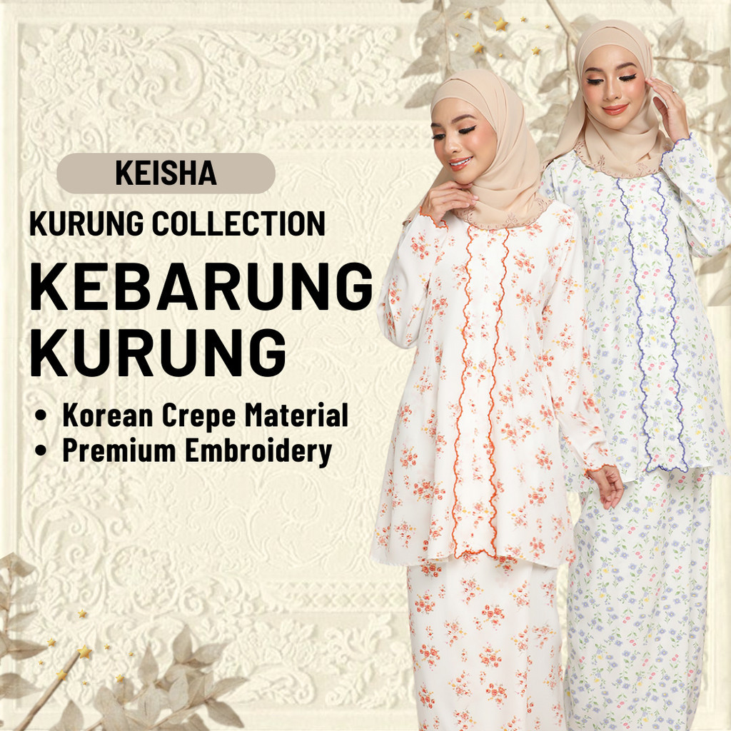 ZOE ARISSA BAJU KURUNG MODEN RAYA HAJI 2024 Keisha Kurung exclusive ...