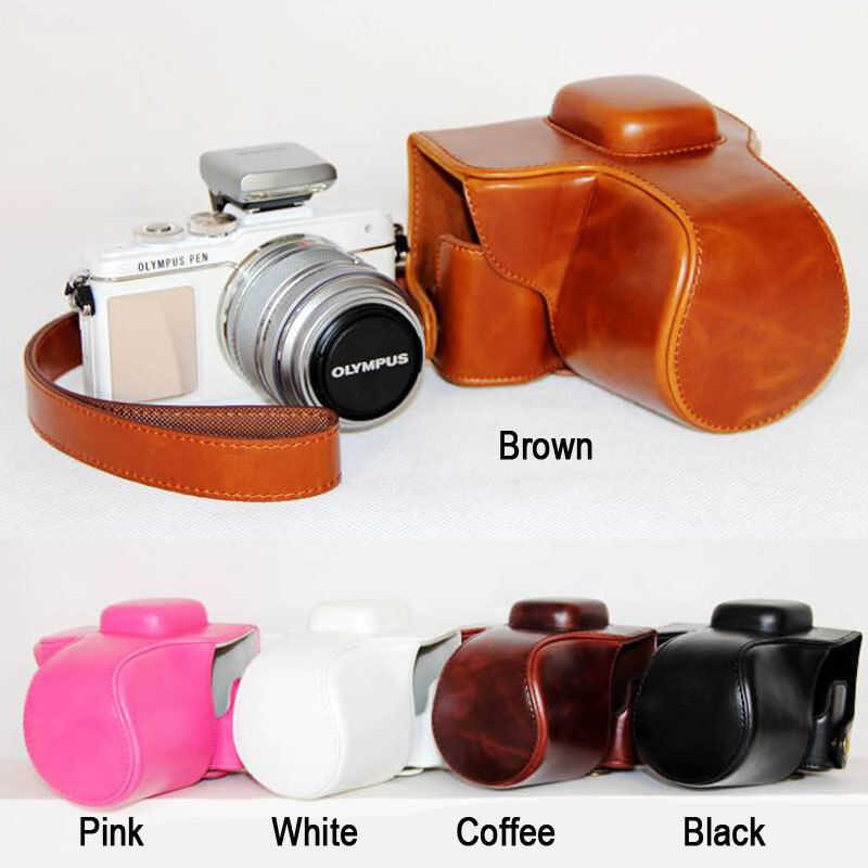 pu Leather Hard Camera case bag para sa OLYMPUS Pen E-PL7 EPL7 E-PL8 ...