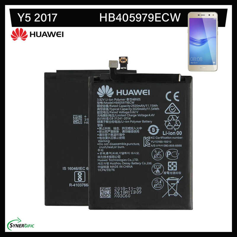 Para Sa Huawei Y5 2017 Battery Orihinal, Model: Hb405979ecw High ...