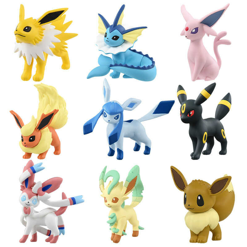Pok Émon TOMY TOY - Larawan Eevee Leafeon Syeon Umbreon Espeon Flareon ...