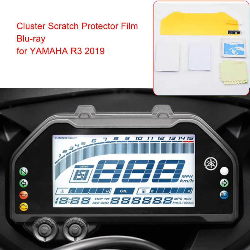 Para sa Yamaha R3 2019 Motorcycle Cluster Scratch Screen Protection ...