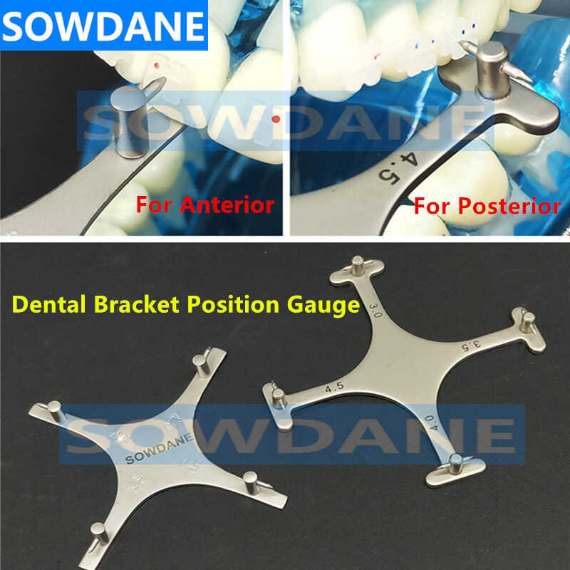 Dental Ortho Bracket Position Gauge for Molar with Lead Points High ...