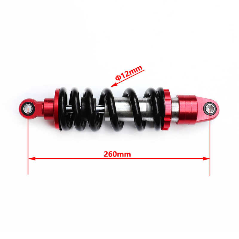 Universal 260Mm Rear Shock Absorber Suspension Spring For Scooter Go ...