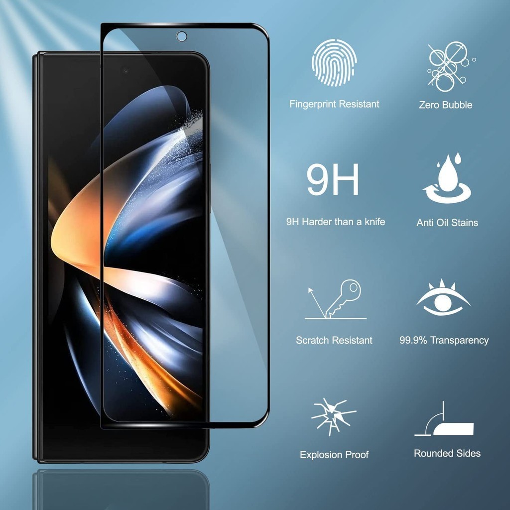 Anti Spy Privacy Tempered Glass For Samsung Galaxy Z Fold 6 / Fold 5 ...