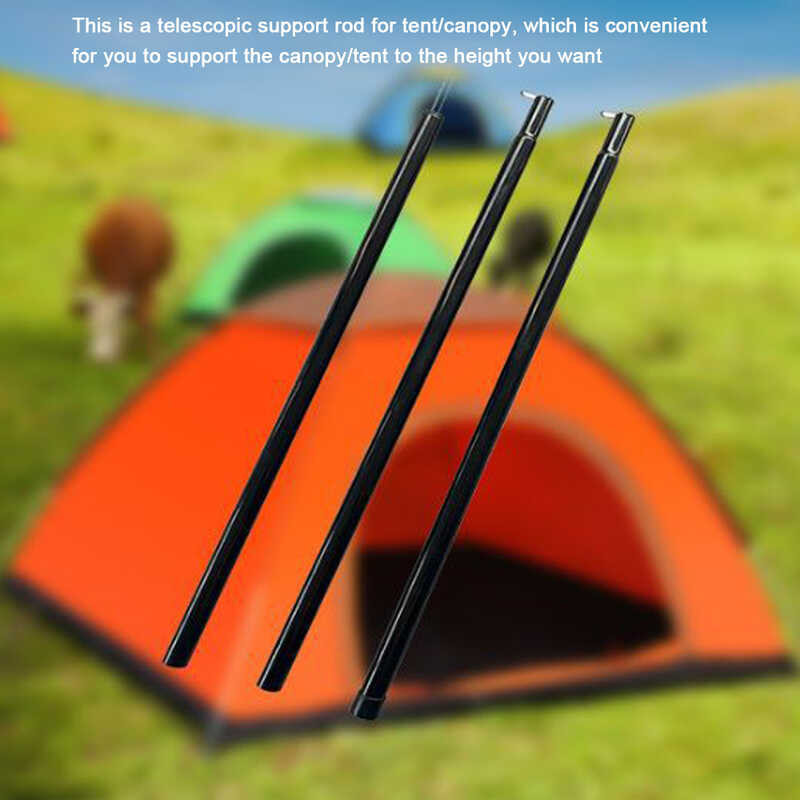 SpliceType Tent Support Rod Beach Shelter Awning P0les Thicken Iron ...