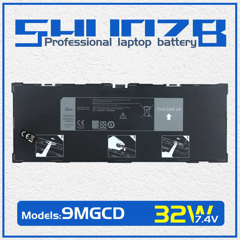 SHUOZB 8 9Mgcd Laptop Battery For Dell Venue Pro 11 5130 T06g Tablet ...