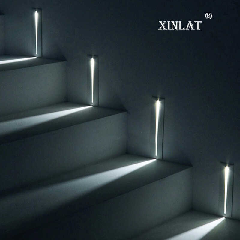 LED Outdoor Waterproof Wall Lamp Ac85-250V Step Light Embedded ...