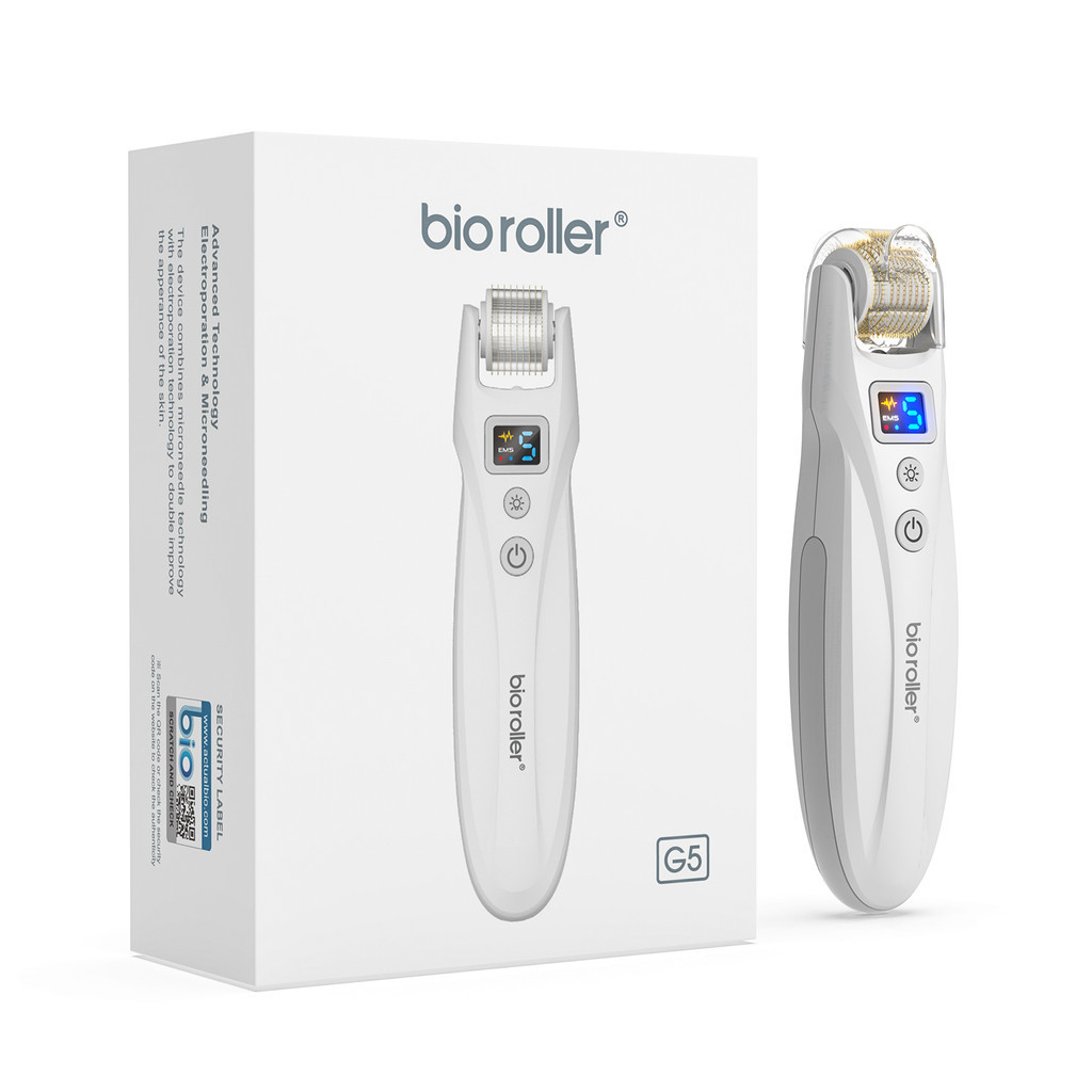 Bio roller G5 540 Titanium Microneedling With LED Lights And EMS Derma ...