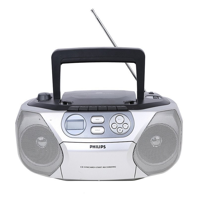 【In stock】Philips portable CD player CD FM radio cassette player tape ...