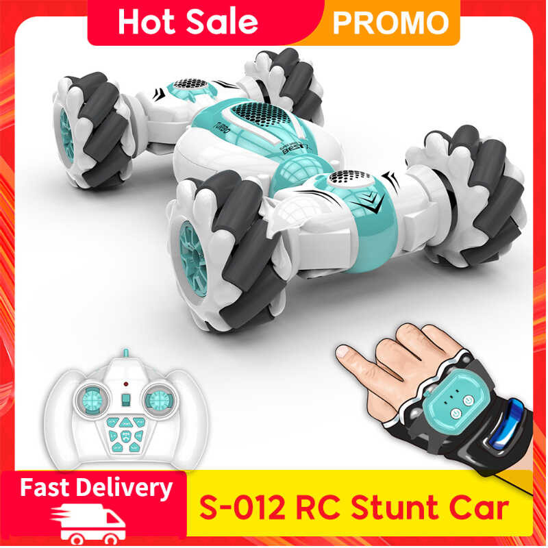 S-012 RC Stunt Car Remote Control Watch Gesture Sensor Electric Toy RC ...
