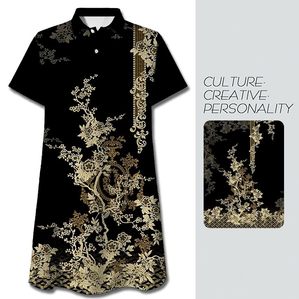 2025 Asean Attire For women Retro Women's Polo dress, Ethnic Style ...