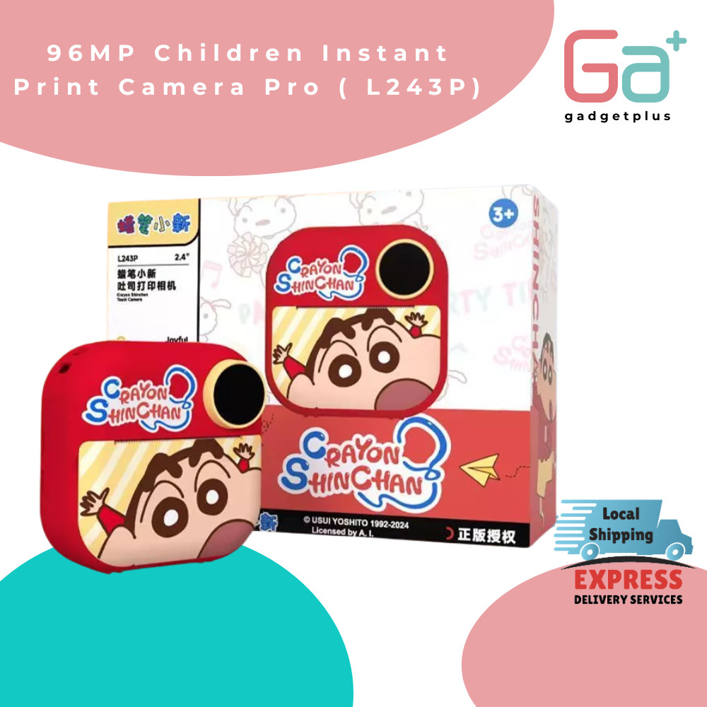 Crayon Shin-chan Polaroid Camera Portable 2.4-inch 4800W Front rear ...