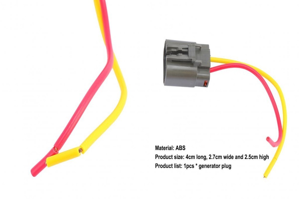 Skym* ABS Alternator Plug Connector Standard Alternator Plug Adapter ...