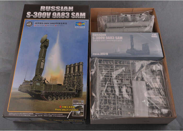 1/35 Trumpeter 09519 Russian Army S-300V 9A83 SAM Missile Launcher Tank ...