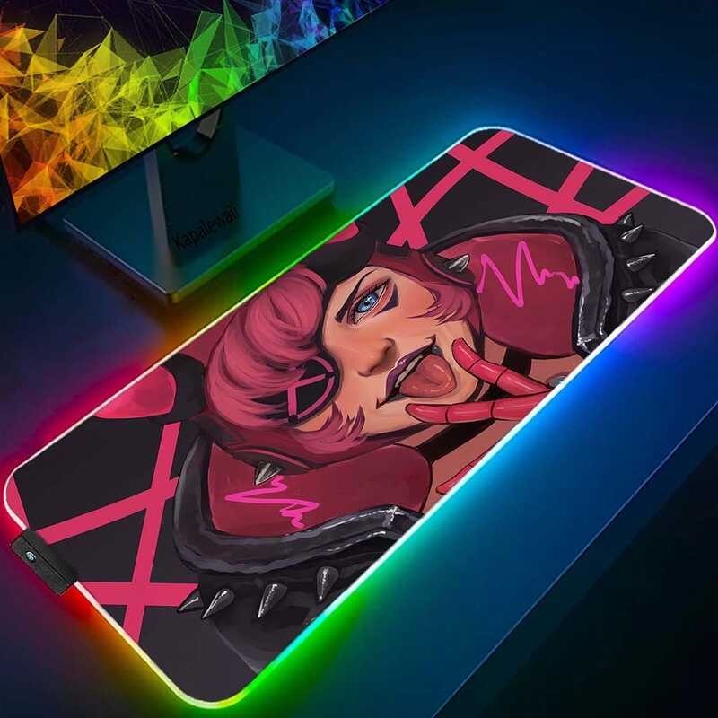 RGB Apex Legends Mousepad XXL Carpet Locked Edge Mouse Mat 900x400mm ...