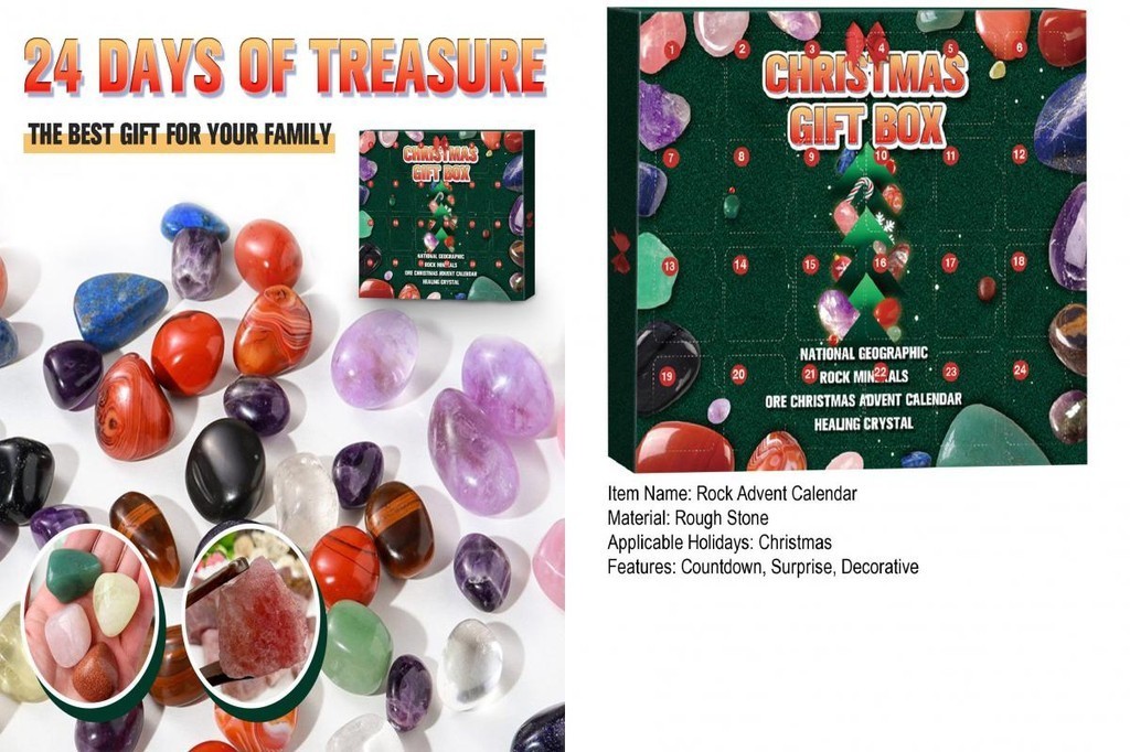 XPS Christmas Advent Calendar Stones Advent Calendar Geology Rock ...