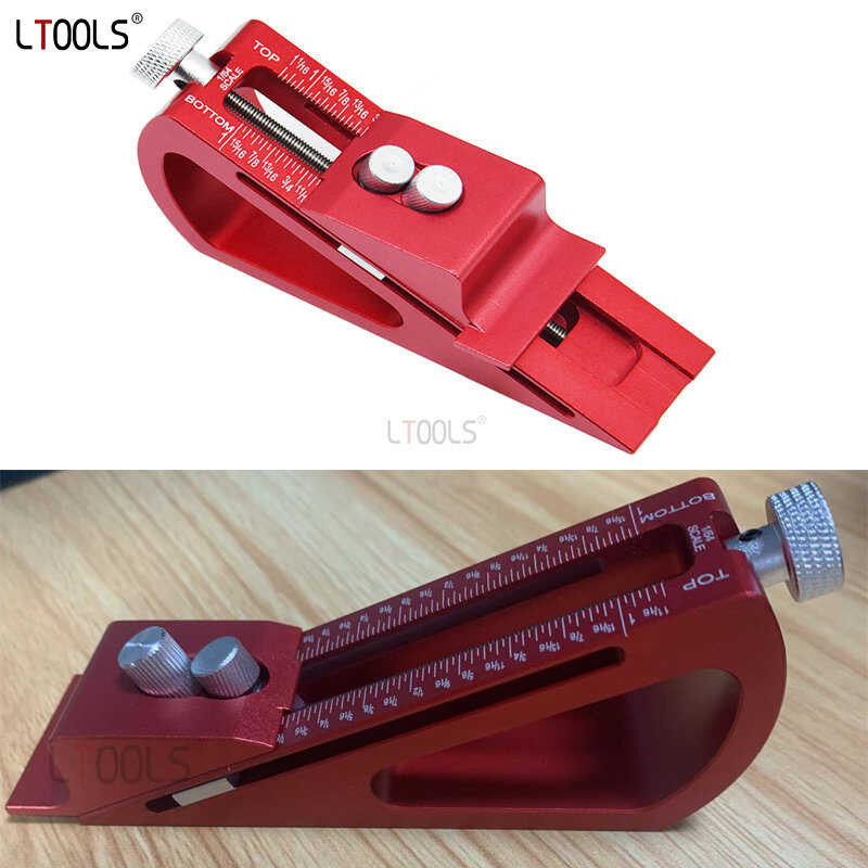 High Precision Liftable Height Gauge Table Saw Measuring Tool Ruler Woodworking Setup Blocks ...