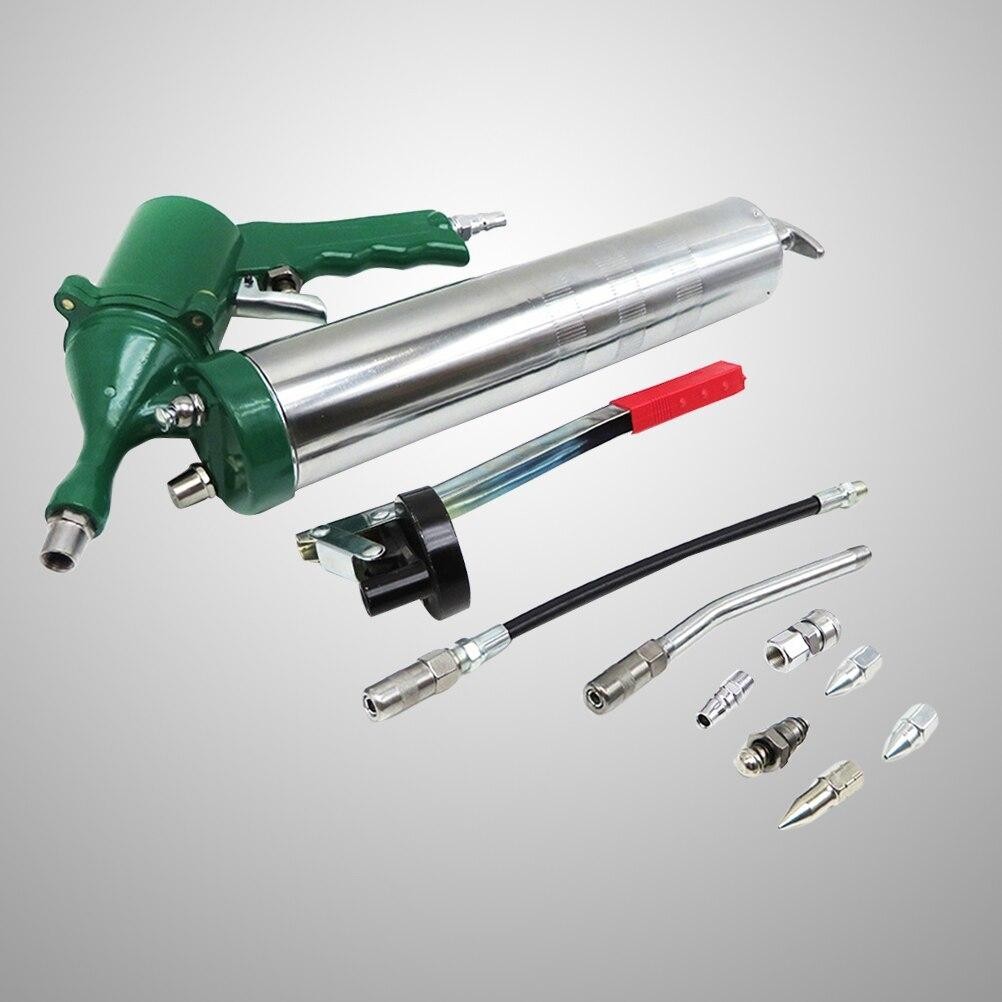 400CC Car Pneumatic Manual Grease Gun Oiler Air-Operated Steel Durable ...