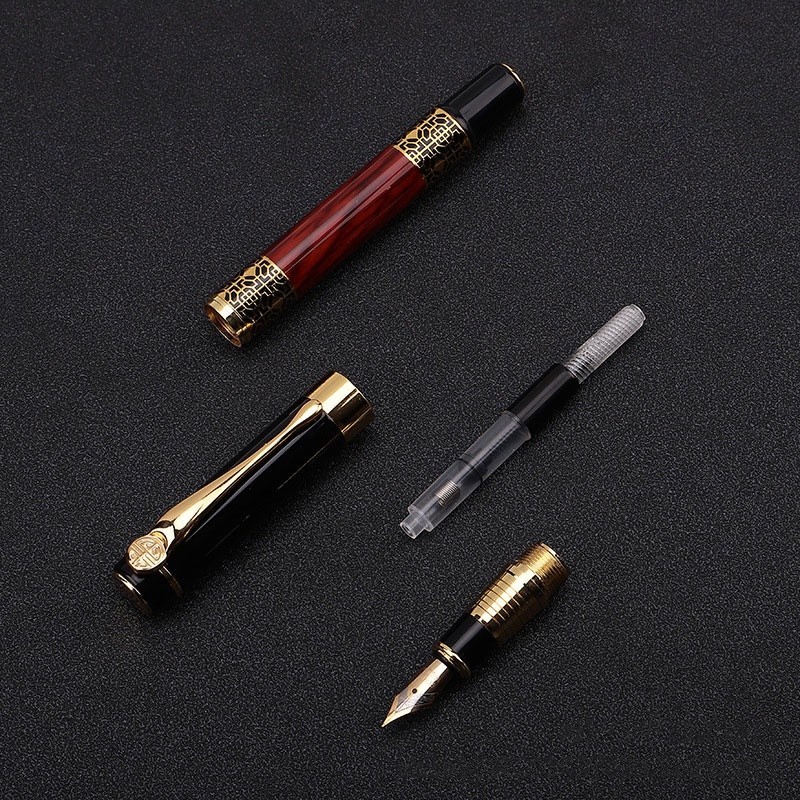 Vintage Fountain Pen with Fine Nib for Calligraphy, Writing Paper ...
