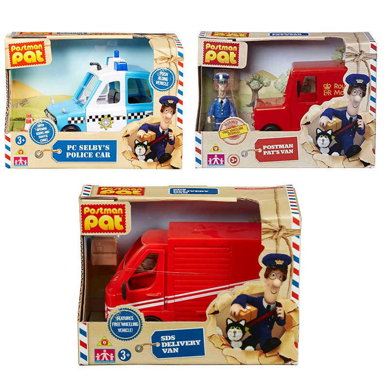Original Postman Pat Figurine Models Kids Play Cars Anime Figure Race ...