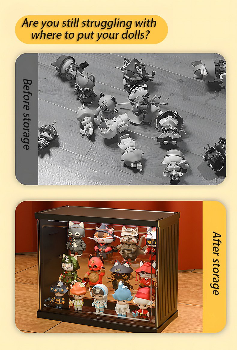 【24H Delivery】Acrylic Display Case Popmart Storage Organizer ...