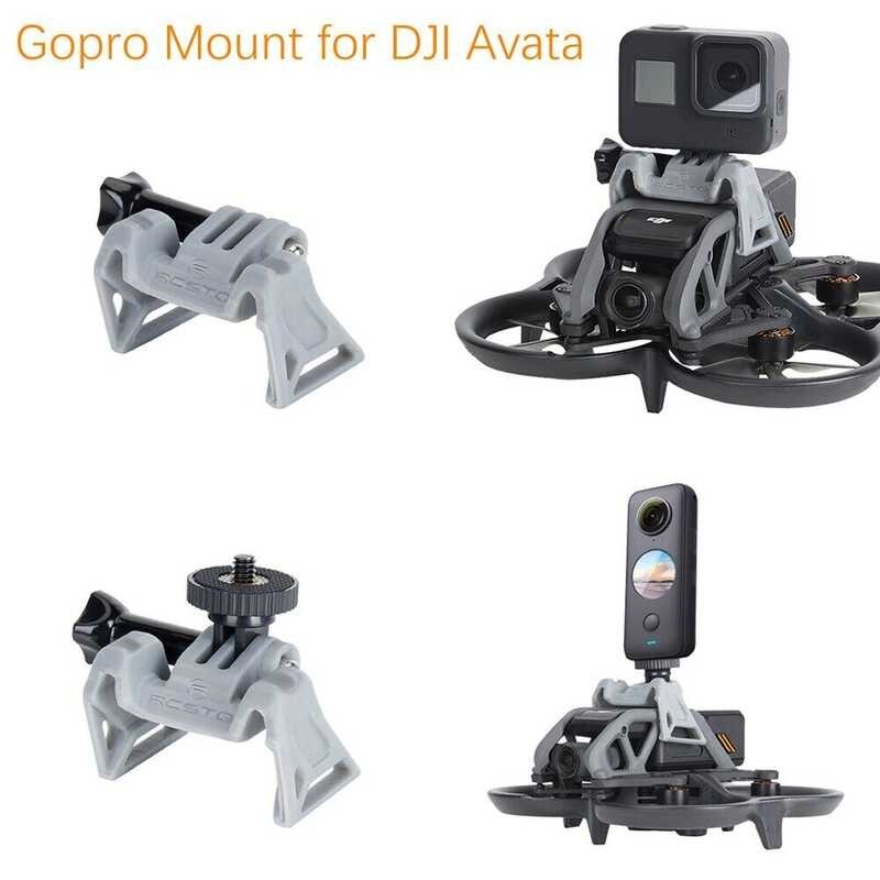 Gopro Mount Stand Para sa Dji Avata FPV Camera Adapter Mount Clamp Holder Camera Top Bracket ...