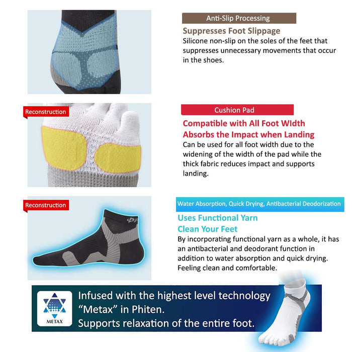 Phiten sport socks Short Neck socks (socking) | Shopee Philippines