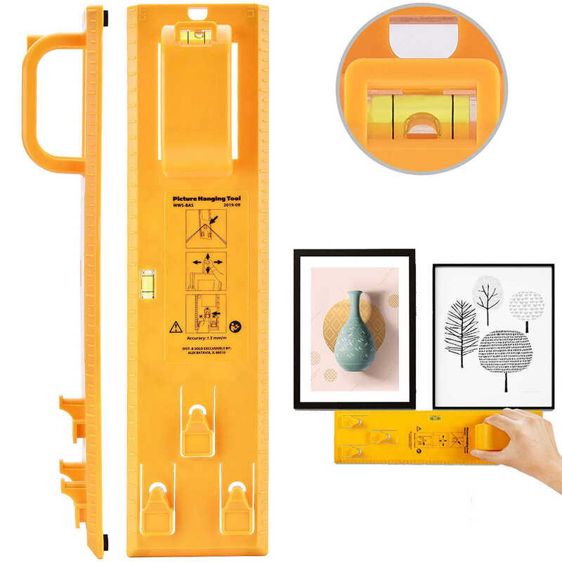 Larawan frame Hanger larawan hang kit tool DIY photo frame level ruler ...